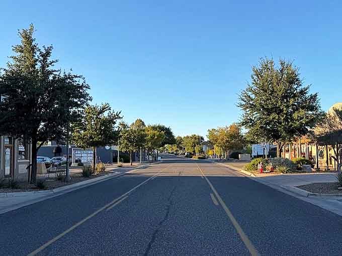 Camp Verde's tree-lined main street welcomes visitors to a town where retirement savings go the extra mile.