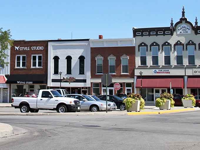 Canton's charming downtown district features historic storefronts and local businesses that create a perfect small-town shopping and dining experience.