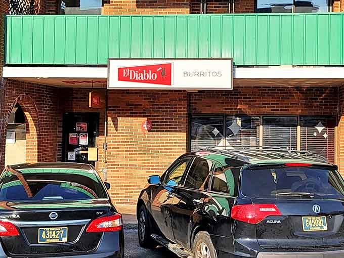 El Diablo's brick-and-mortar charm in Trolley Square hints at the burrito brilliance brewing behind those welcoming doors.