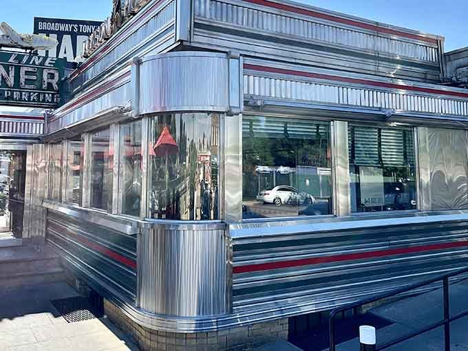 Jackson Hole's gleaming silver exterior is like a time machine to the 1950s. This chrome palace has witnessed countless first dates and family celebrations.