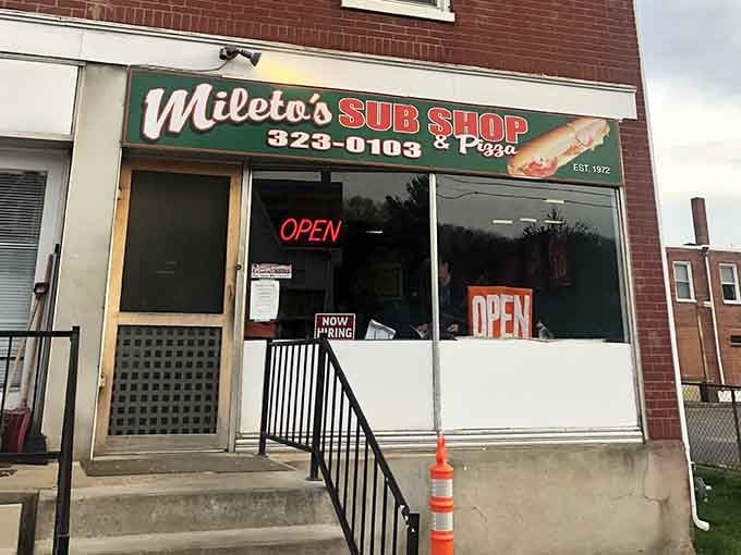 Double "OPEN" signs mean they're really serious about welcoming you in for something delicious and satisfying.