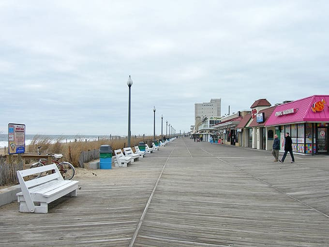 Rehoboth's boardwalk benches invite you to sit awhile and remember that sometimes doing nothing is everything.