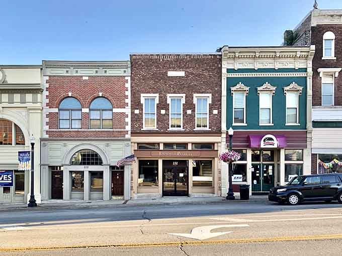 Richmond's historic downtown storefronts tell stories of generations past while offering modern affordability rarely found elsewhere.