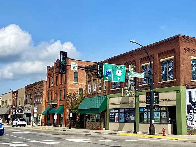That classic building stands solid as a promise that some institutions still anchor our communities.