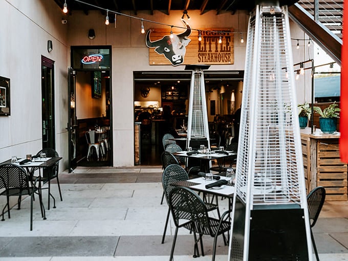 With outdoor seating perfect for people-watching, this steakhouse delivers big flavors in Reno's biggest little way.
