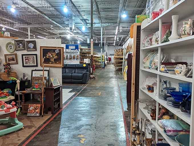 Every aisle tells a different story. Peddlers Mall organizes its treasures so well, you might actually find what you're looking for!