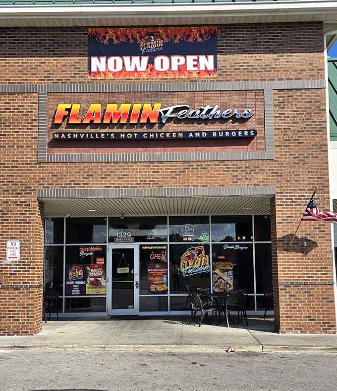 The "Now Open" sign might be temporary, but Flamin Feathers' place in Ohio's chicken hall of fame is permanent.