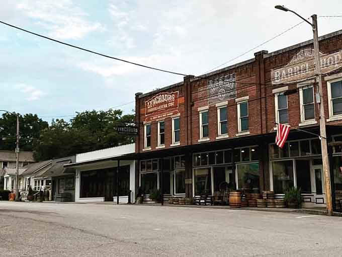 Legendary storefronts stand as Lynchburg's living museums, where shopping feels like time travel.