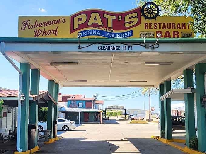 "Clearance 12 FT" might limit vehicle height, but there are no limits on flavor at this Henderson institution.