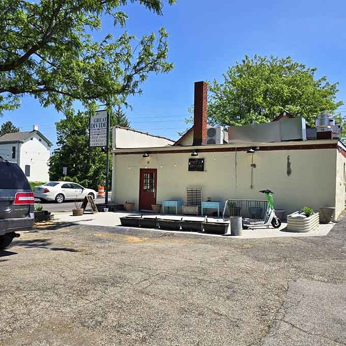 Nestled among neighborhood trees, this unassuming building delivers extraordinary food in the most ordinary-looking package.