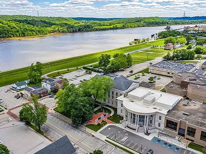 The mighty Missouri River flows past Willard, where affordable riverside living comes with spectacular natural views.