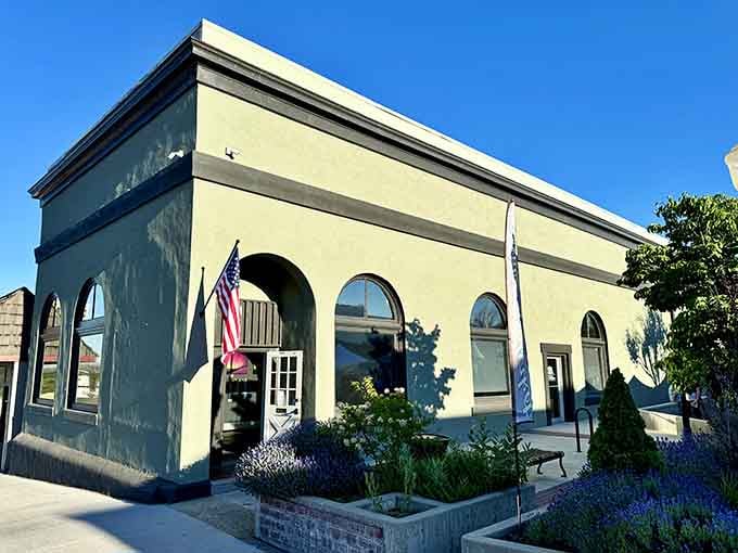 The old bank building now houses community treasures, because good architecture deserves a second act.
