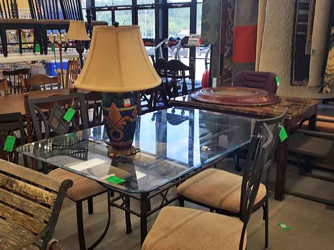 Dining sets that could host family dinners without requiring you to take out a small business loan.