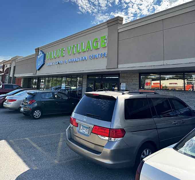 A full parking lot tells the real story: smart shoppers know quality doesn't require paying full price.