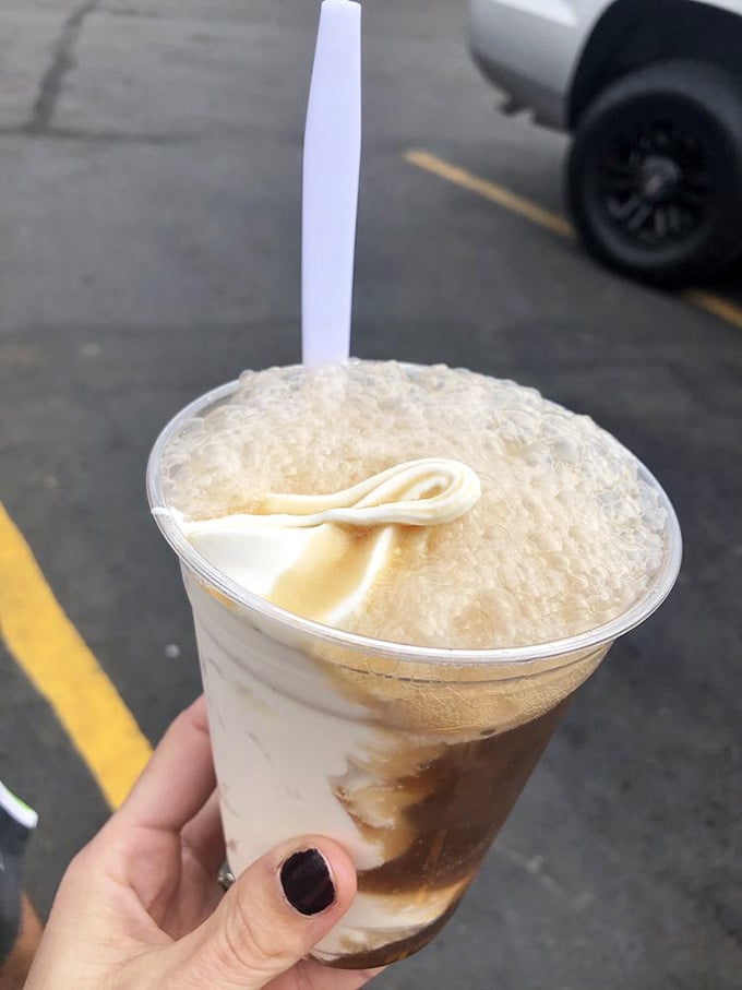 When your milkshake creates its own weather system of deliciousness, you know the ice cream gods are smiling.