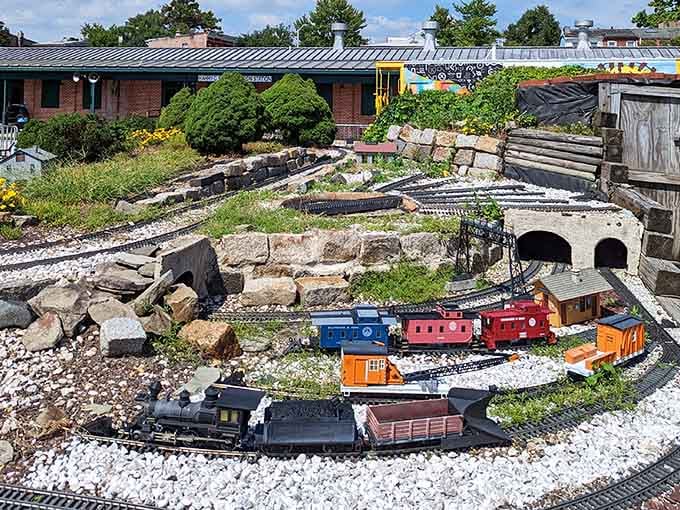 This miniature railroad world proves that good things really do come in small, meticulously detailed packages.
