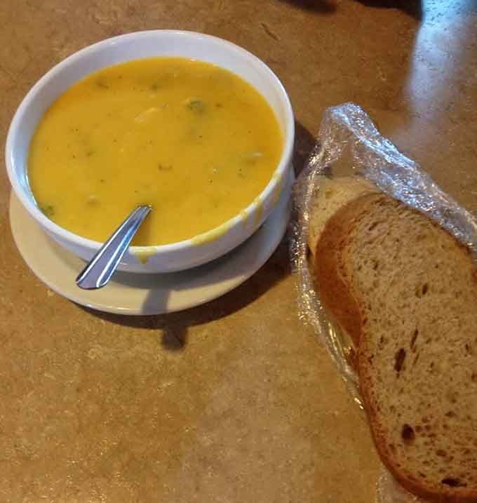 Cheesy broccoli soup that's creamy, comforting, and proof that vegetables can taste this good.