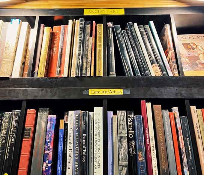 Art book collectors, prepare to lose track of time in this beautifully curated section.