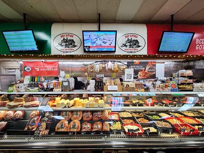 The counter area buzzes with organized chaos&mdash;screens, signs, and the promise of sandwiches that'll change your life forever.