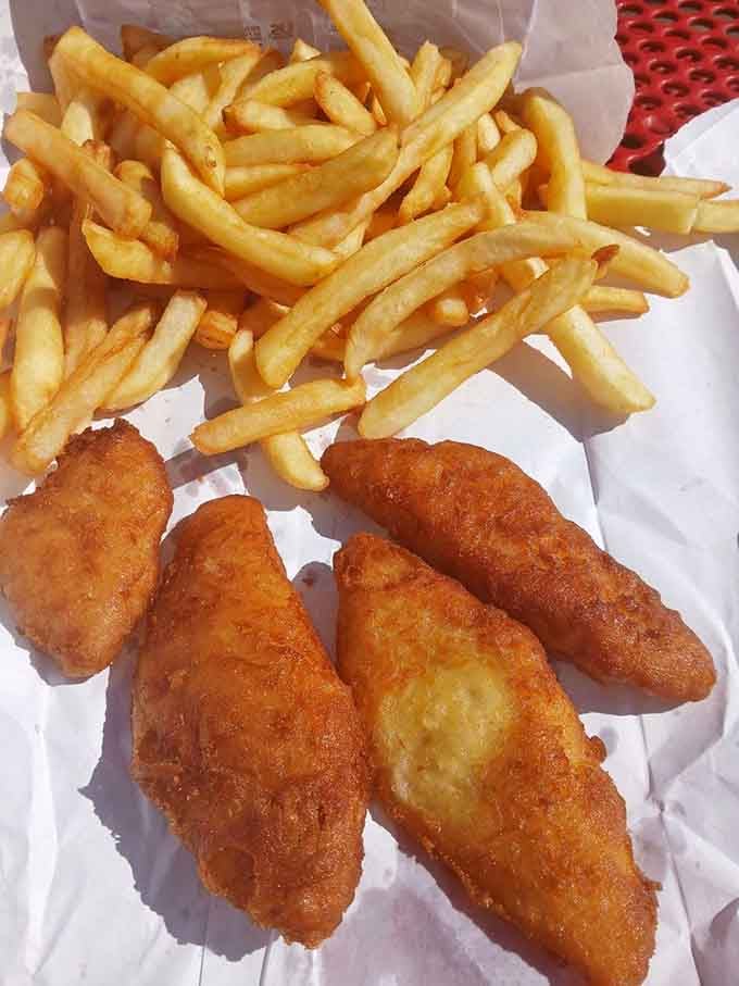 Golden fish and fries proving that sometimes the classics need no improvement, just proper execution and generous portions.