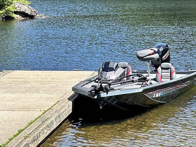 Sometimes the best fishing spots are the ones where you can hear yourself think between casts.