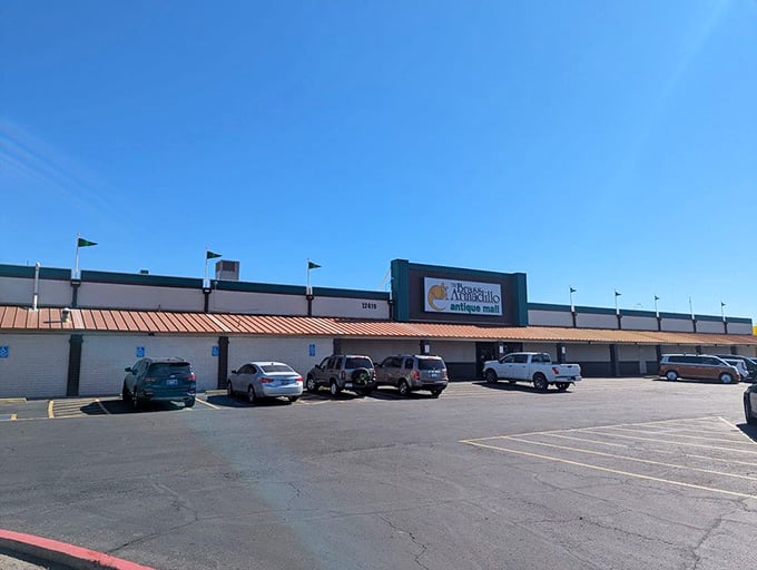 Plenty of parking means you can take your sweet time browsing without watching the clock.