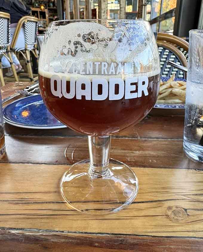 When your beer glass is bigger than your head, you know the Belgians were onto something special.