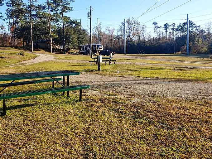 Public spaces with picnic tables where you can actually afford to retire and enjoy lunch outdoors daily.