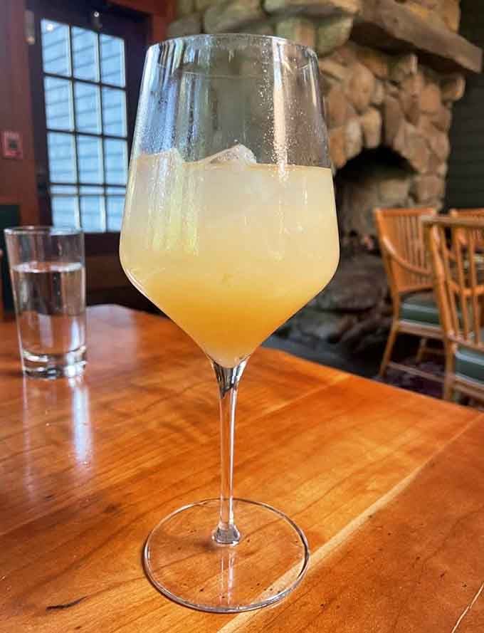 Bourbon-peach sangria that tastes like summer decided to take a vacation in your glass and never leave.