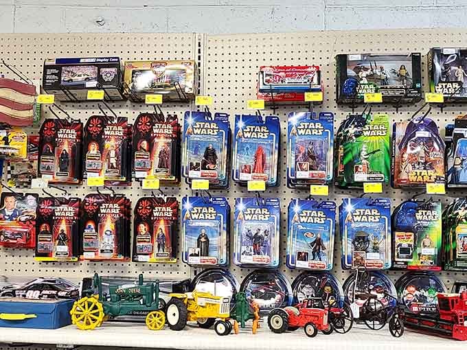 Star Wars figures still sealed in packaging – the toys your kids destroyed are now worth actual money.