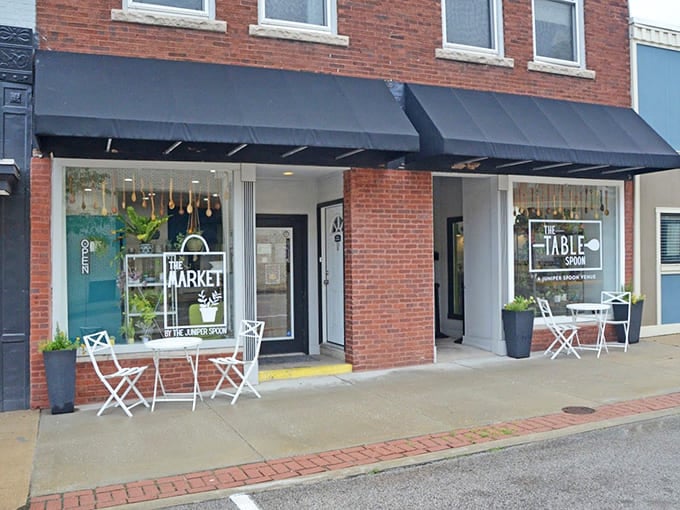 The Market's storefront radiates small-town charm that makes you want to support local businesses immediately.