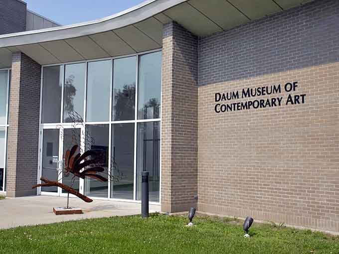 The Daum Museum's sleek modern architecture houses world-class contemporary art that would feel right at home in cities ten times Sedalia's size.