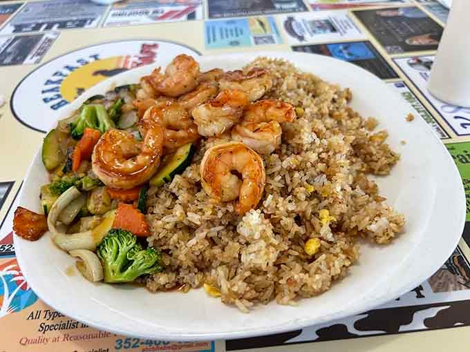 Plot twist: this breakfast spot also does lunch, and apparently they're not messing around with portion sizes here.