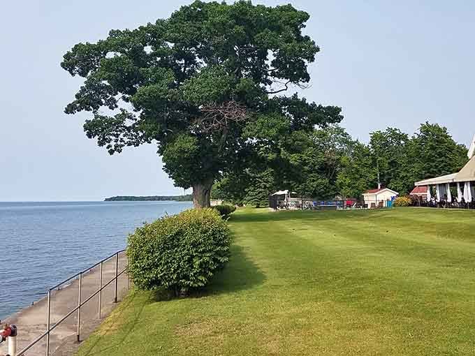 Shorewood's lakeside setting offers views that rival country clubs charging ten times the membership fees found here.
