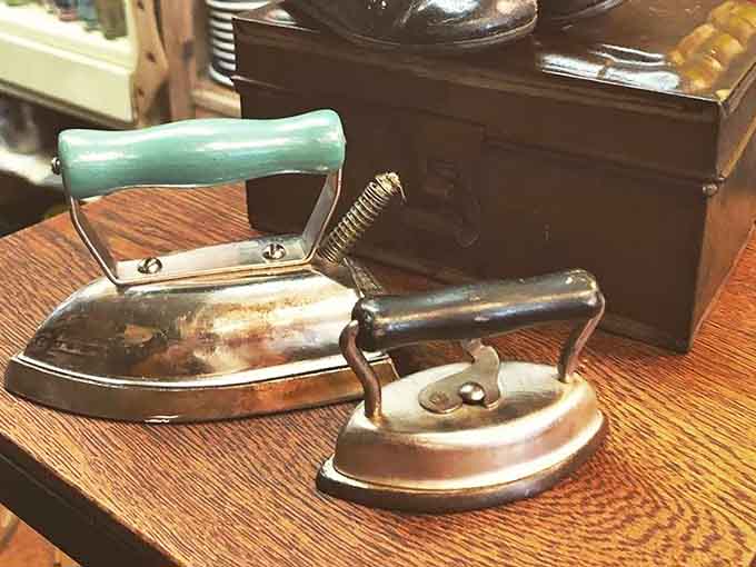 These flat irons worked without electricity and somehow didn't burn the house down, which feels like actual magic now.