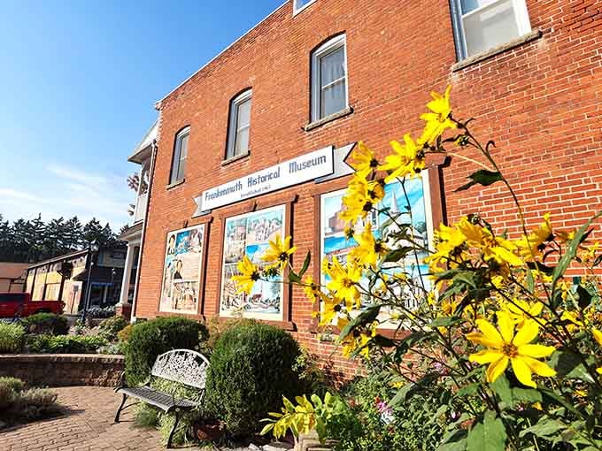 The Historical Museum's cheerful exterior promises stories inside about how this German settlement came to be.