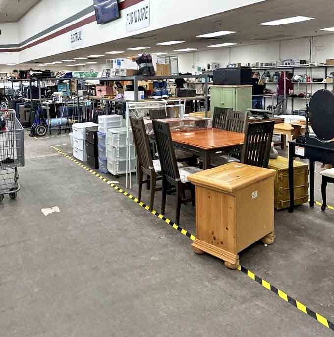 Furniture that's seen more family dinners than Thanksgiving at Grandma's, now ready for your next chapter of spilled spaghetti and board game nights.