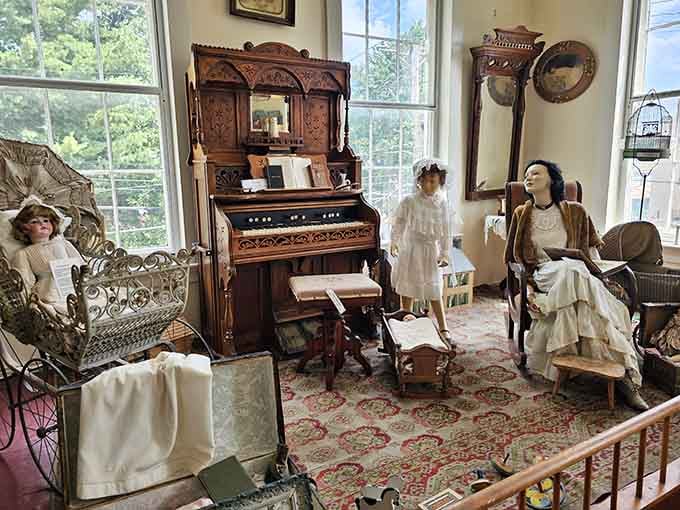 Inside the Historic Hermann Museum, period furnishings tell stories of German immigrants who built something extraordinary in Missouri.