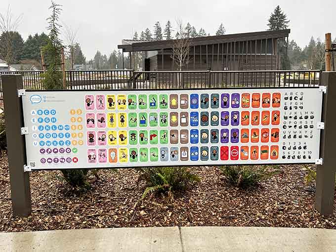 This communication board turns waiting into playing, proving that clever design beats smartphones for keeping kids engaged.