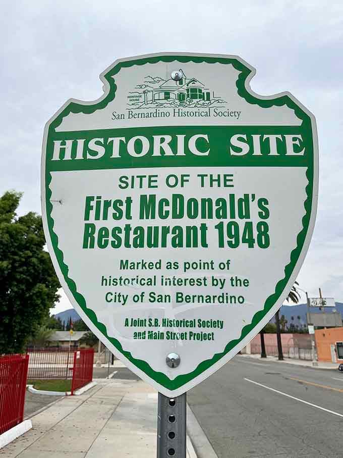 This official marker proves San Bernardino's claim to fame isn't just being on the way to somewhere else anymore.