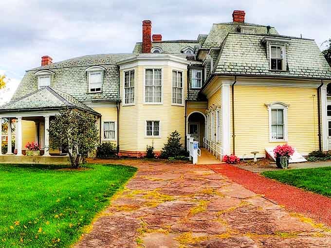 Wistariahurst's yellow Victorian elegance reminds us that some people really knew how to live.