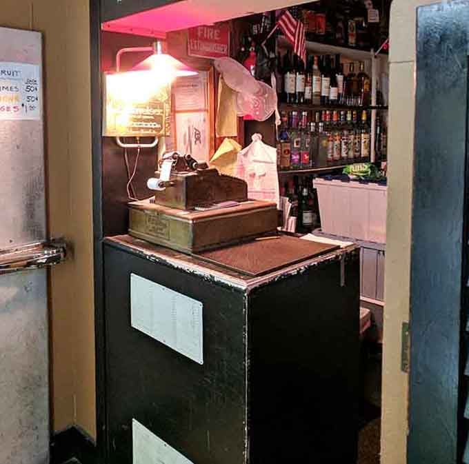 The business end of any great dive bar, where magic happens and nobody asks too many questions.