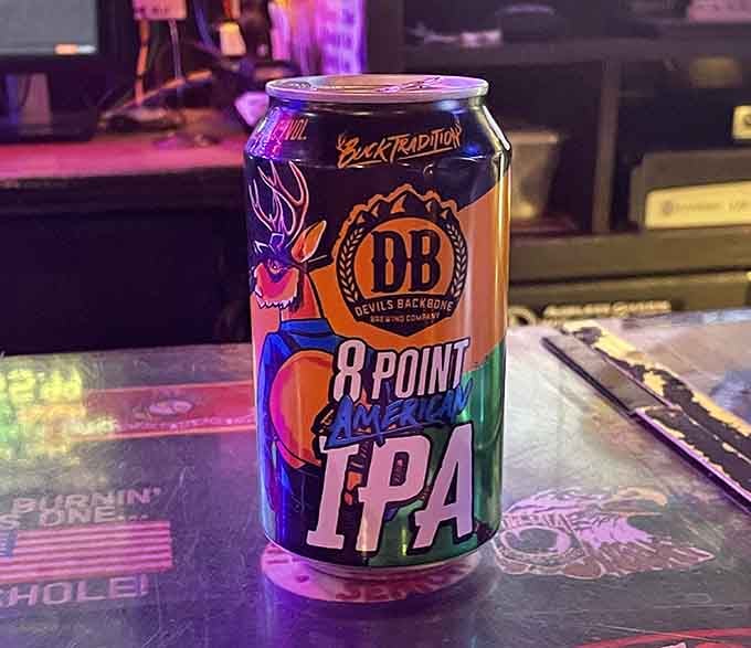 Local craft beer in a neon-lit bar setting is pretty much the definition of a perfect evening out.