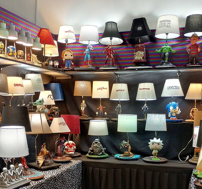 These character lamps transform ordinary lighting into conversation pieces. Nothing says "distinguished adult" quite like illuminating your living room with Sonic the Hedgehog.