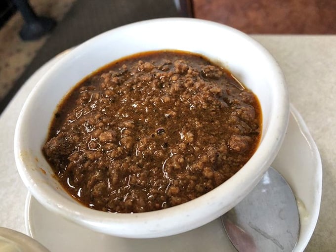 Greek sauce in a classic American diner is the kind of culinary plot twist that makes life more interesting.