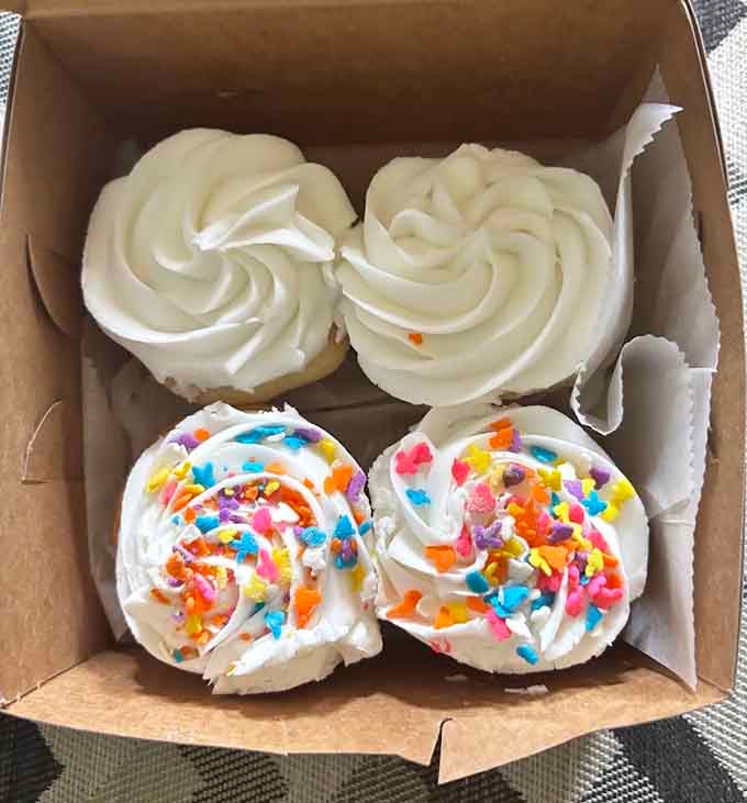 When donuts aren't enough, these frosted treats step up with sprinkles that would make a unicorn jealous of them.