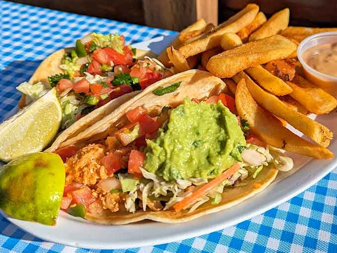 Fish tacos so good they'll make you rethink everything you thought you knew about handheld perfection.