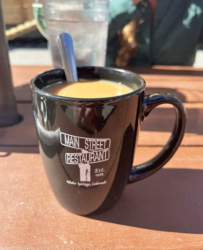 That Main Street Restaurant mug filled with hot coffee is the kind of morning fuel that makes everything else possible today.