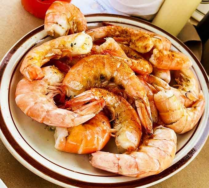 Perfectly steamed shrimp piled high and glistening, ready to disappear faster than your willpower at an all-you-can-eat buffet situation.