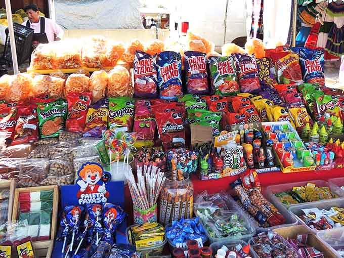 Sweet tooth paradise! This candy stall offers enough sugary nostalgia to transport you straight back to childhood Saturday mornings.